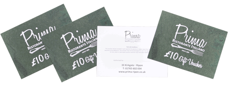 Prima Pizzeria | Traditional Italian food since 1985